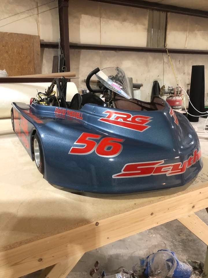 Custom Go Kart Bodies Fiberglass TRG Fiberglass Flat Kart Body